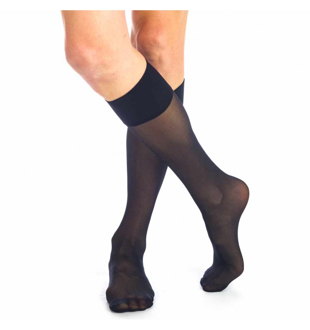 Mi-bas 40 deniers- Mi-bas semi voilé-