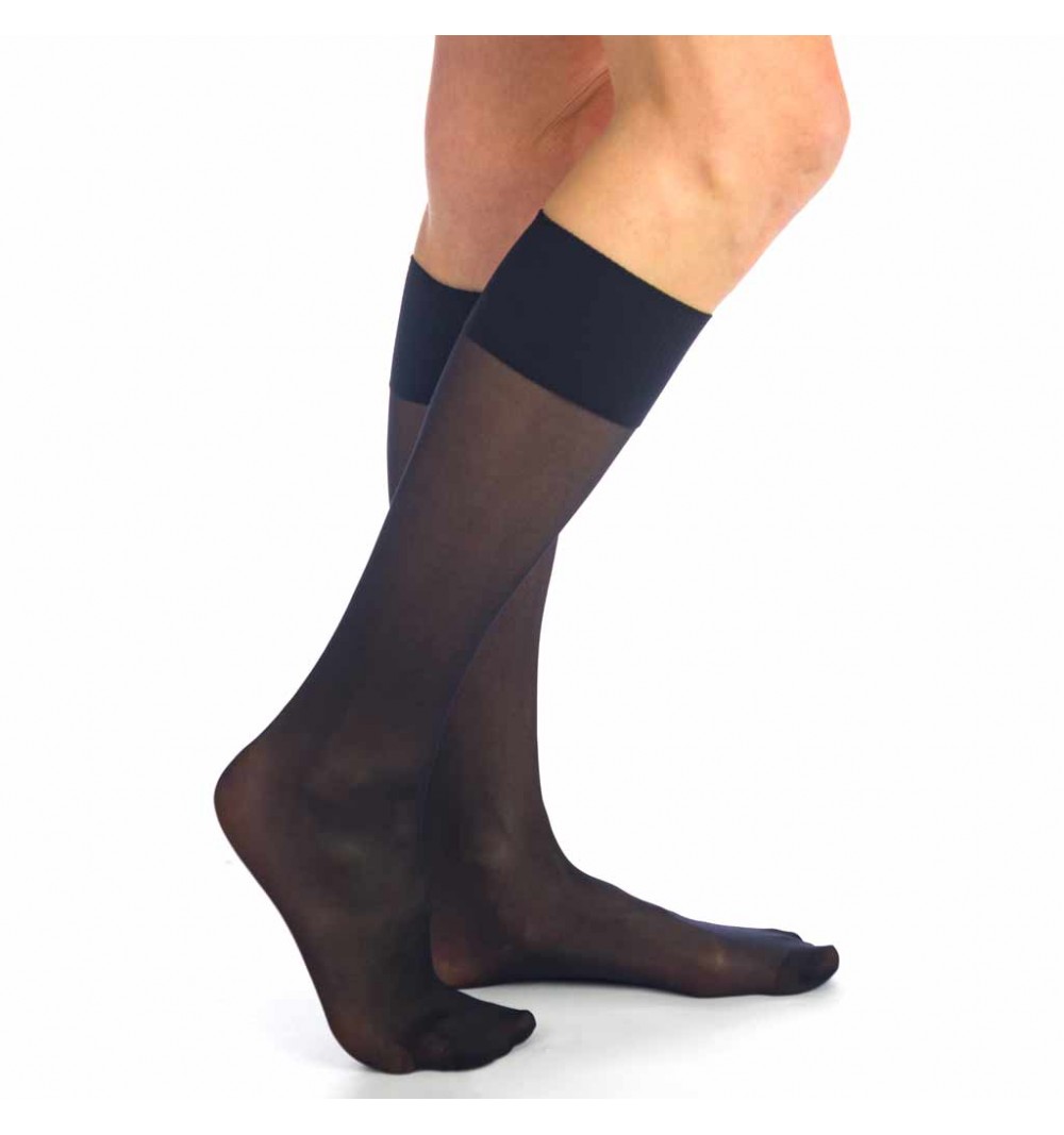 Mi-bas 40 deniers- Mi-bas semi voilé-