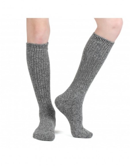 Mi-bas chaud enfant- Laine - Angora- Soie - Desmazieres-Drino